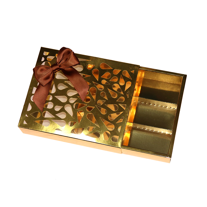 Custom Chocolate Box with Paper Divider