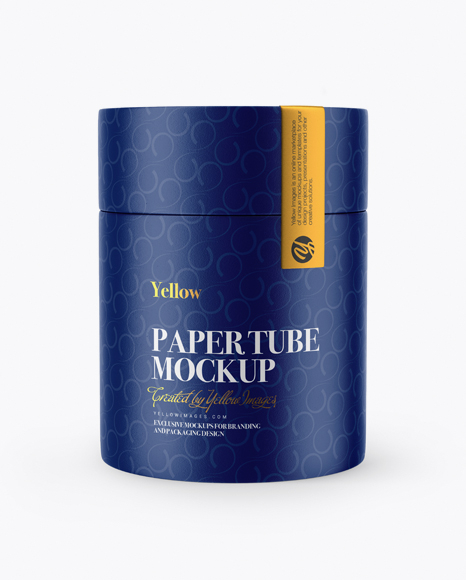 Custom Printed Paper Tube Blue from China manufacturer - CN Eco Packaging